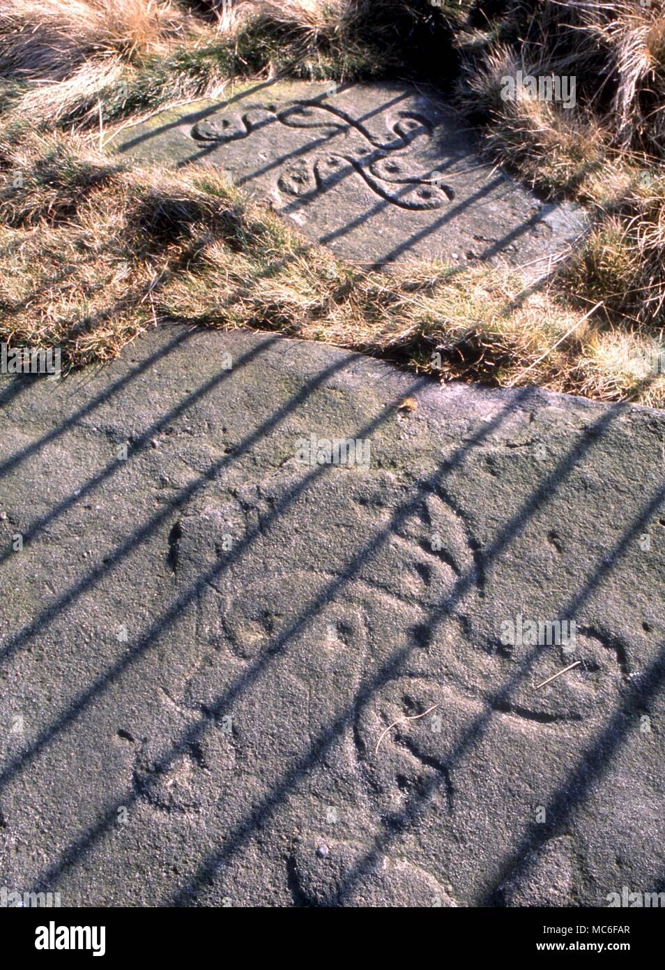 Swastika stone on ilkley moor hi-res stock photography and images - Alamy