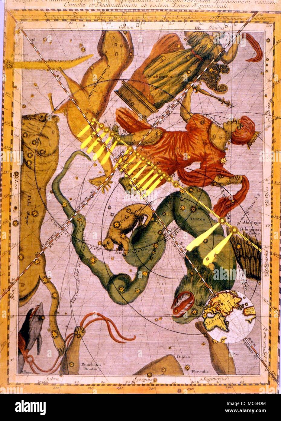 COMETS AND METEORS - The Comet of 1742, illustrated in stages during ...