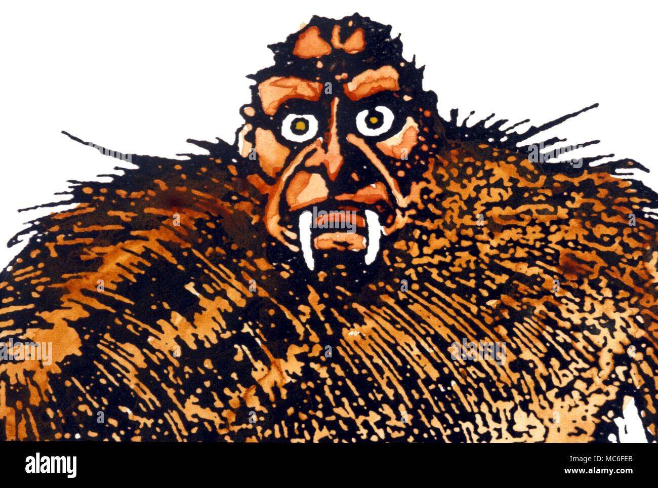 MONSTERS - The face of the Australian Yowie, called the 'Bombala ...