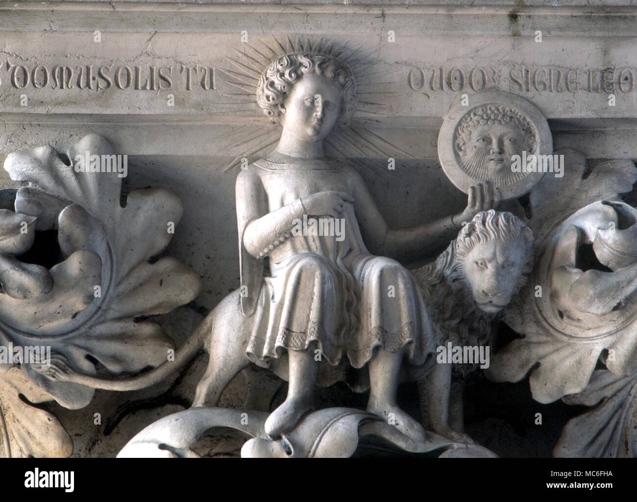 planets - Sun The personification of the 'polanet' Sol, seated o the ...