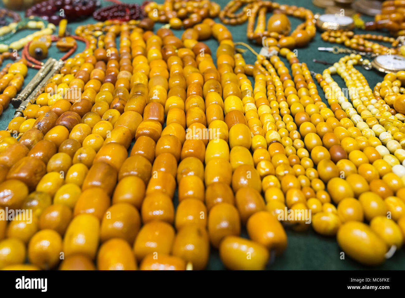 strings of prayer beads (tesbih) in the market Stock Photo - Alamy