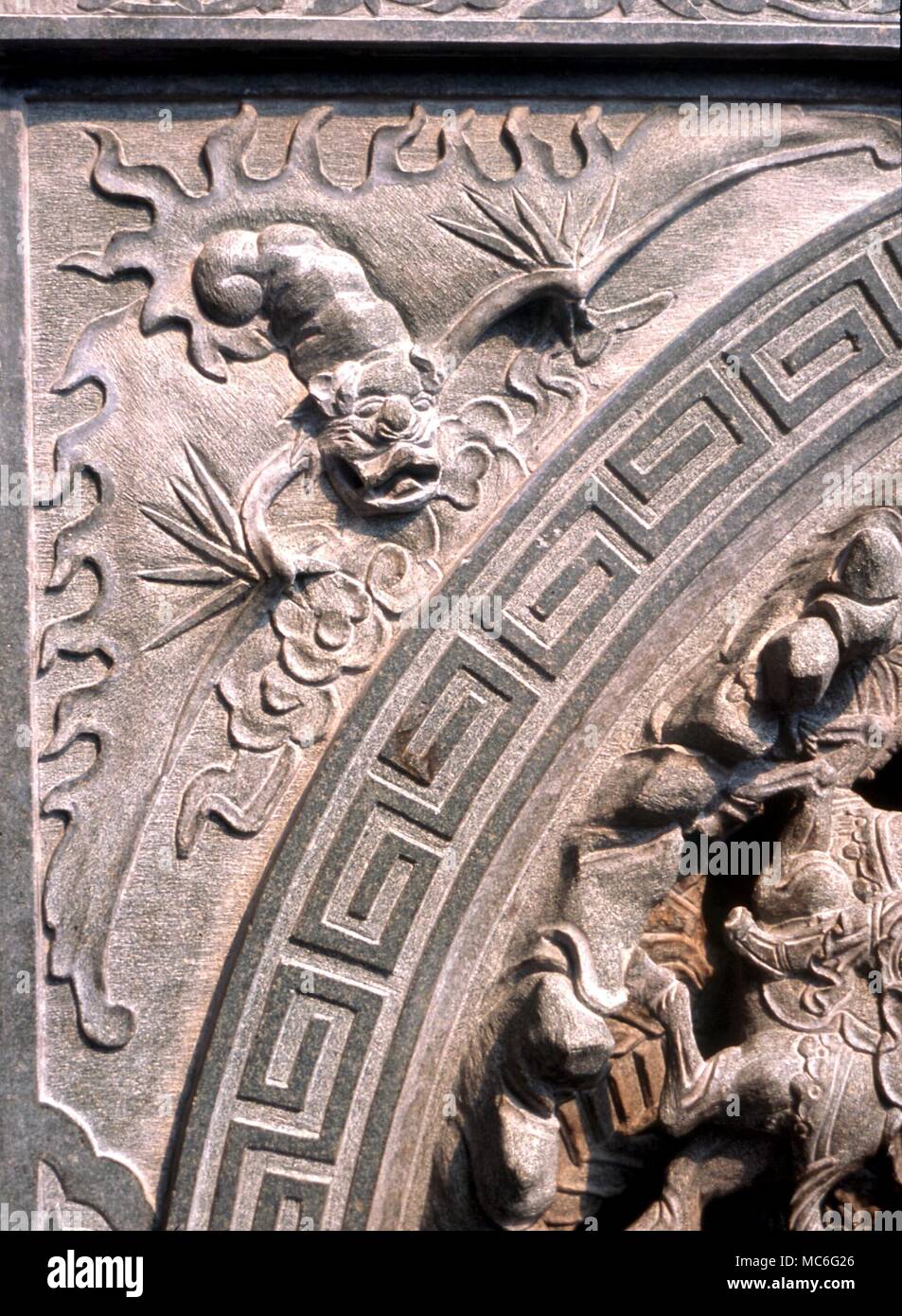 ANIMALS - bat on the facade of a Chinese Confucian temple in Penang in ...