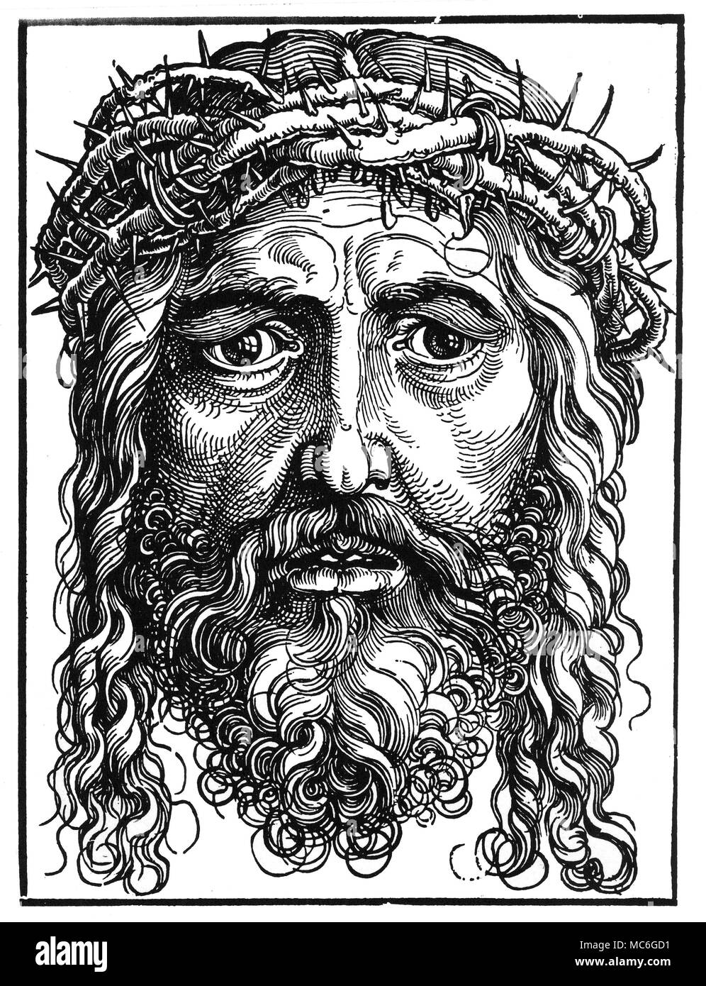 Woodcut Of Christ High Resolution Stock Photography and Images - Alamy