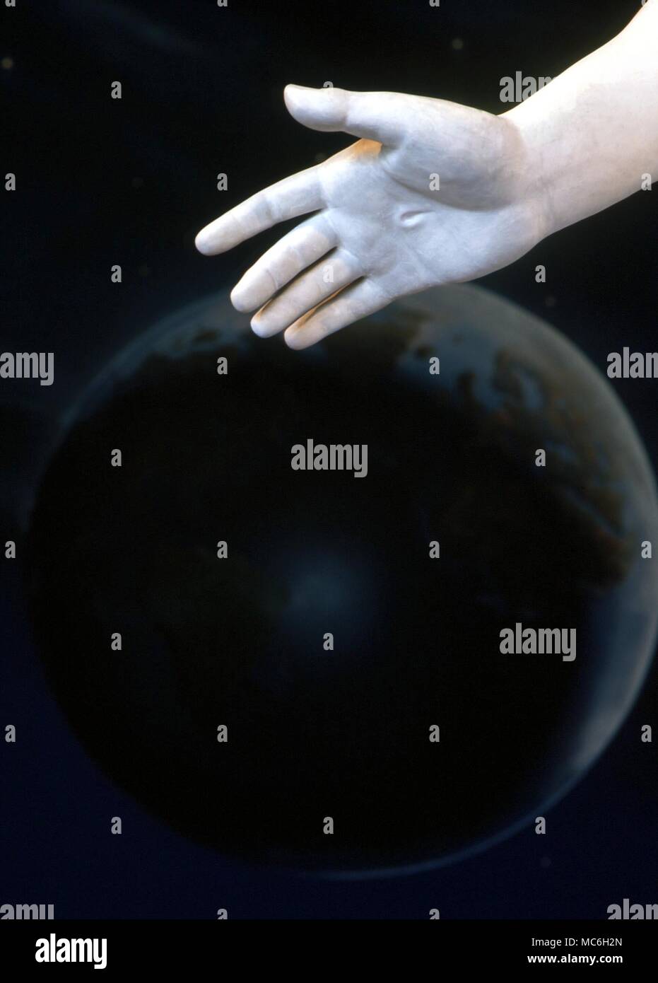 STIGMATA - Christ's wounds Christ's hand, with nail wound, protecting ...