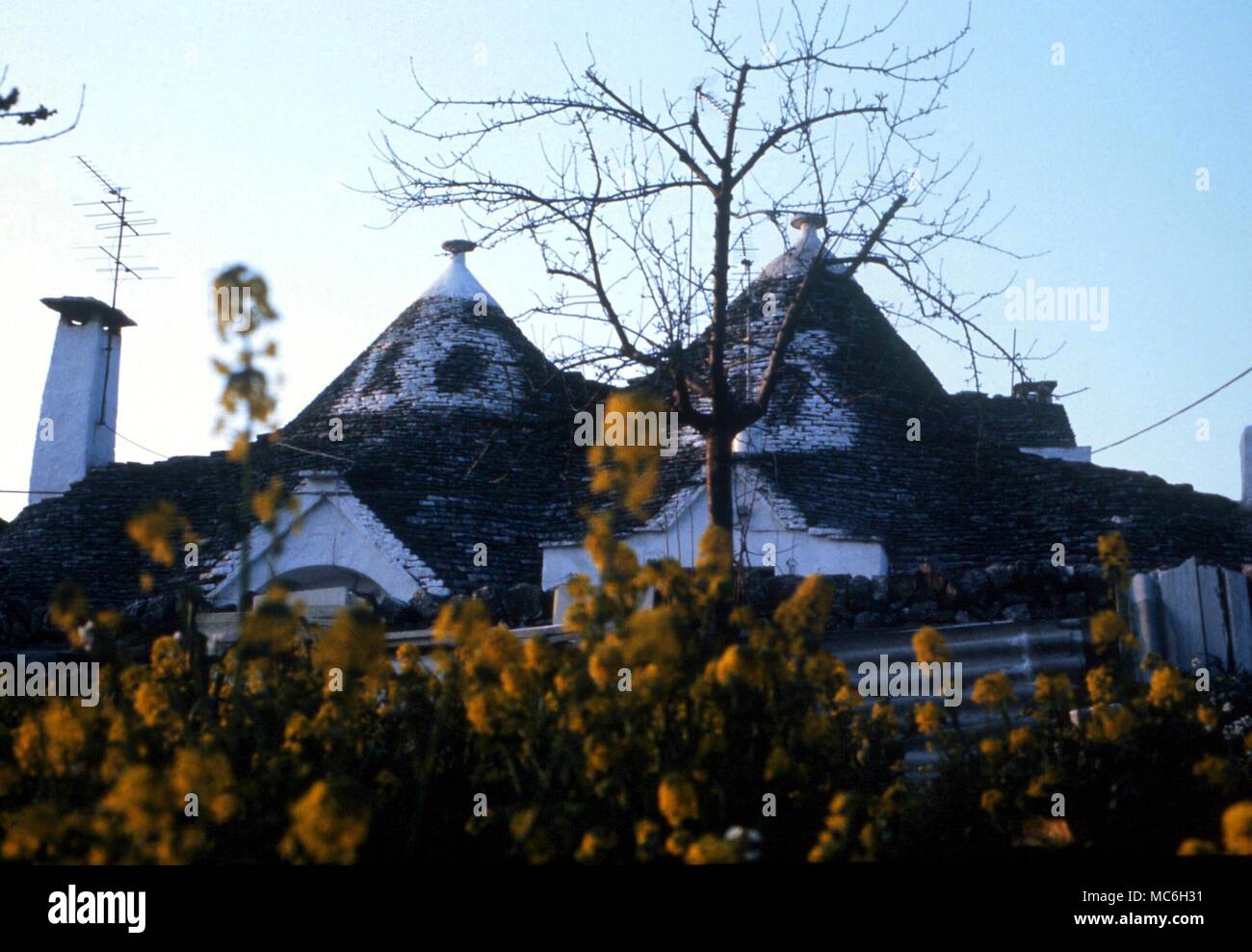 An example of the trullo symbols in the village of Alberobello, 'Puglia ...