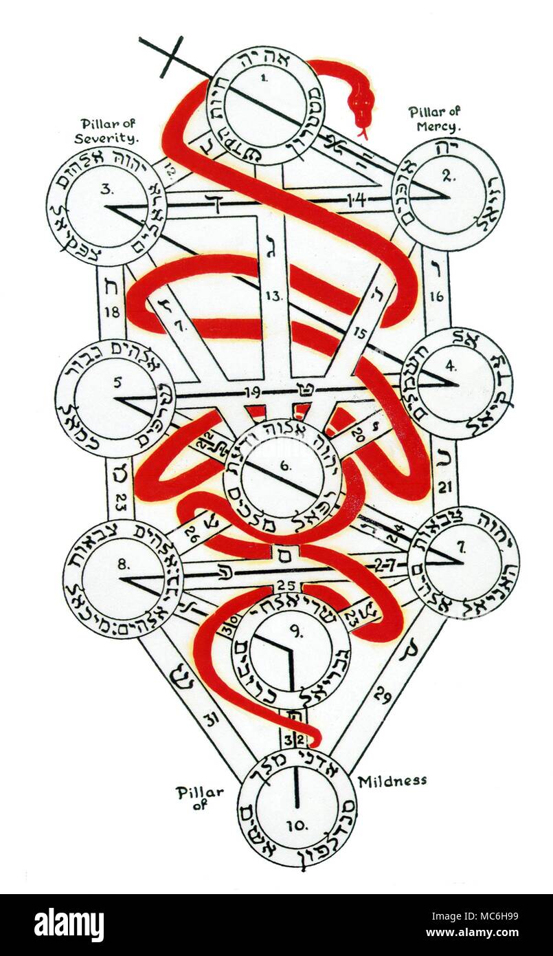 Tree Of Life Kabbalah Snake