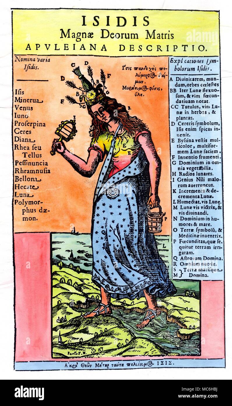 MYTHOLOGY - ISIS Representation of Isis as visualised by the polymath ...