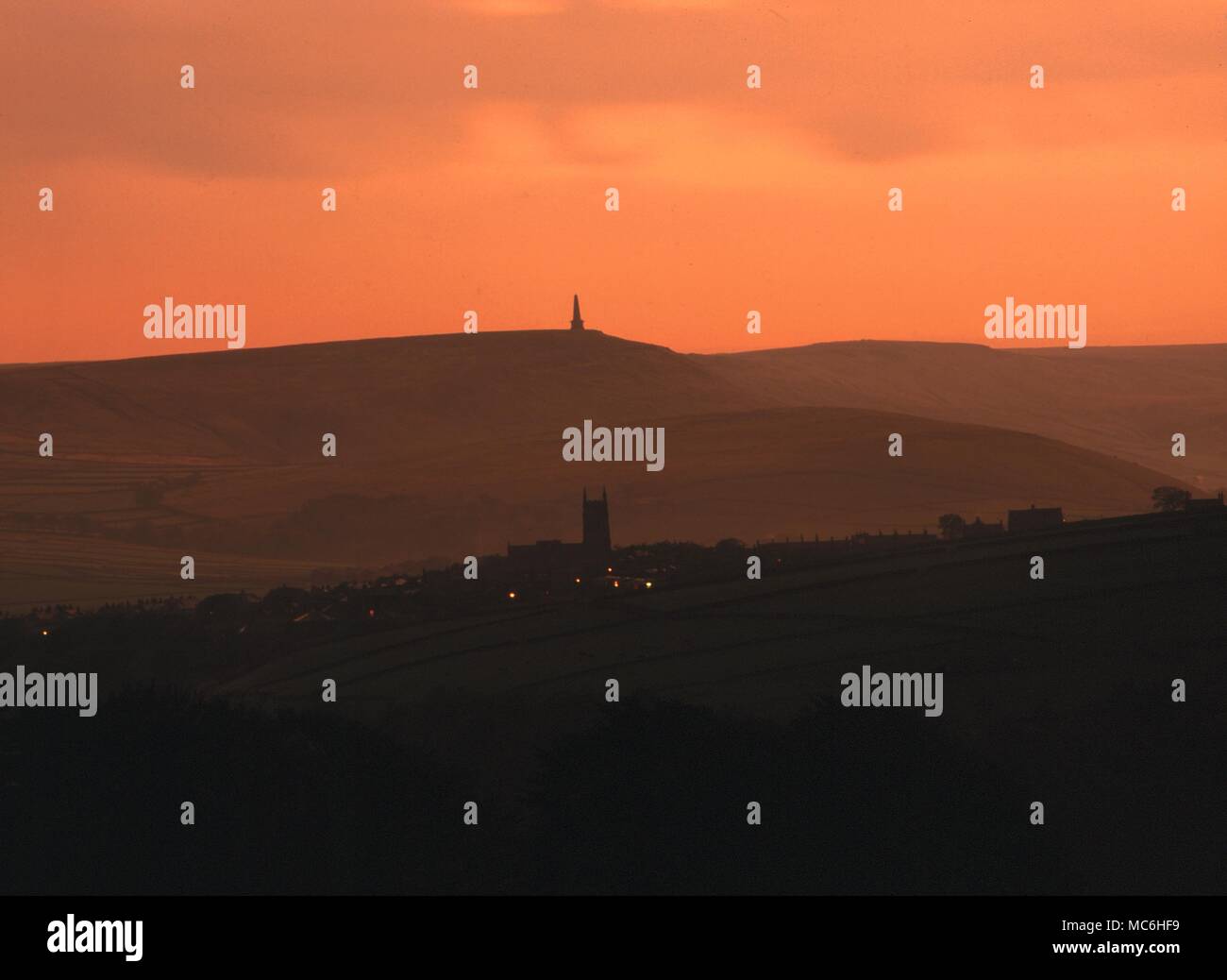 Ley Lines. Sighting over a long distance along a ley line which joins ...