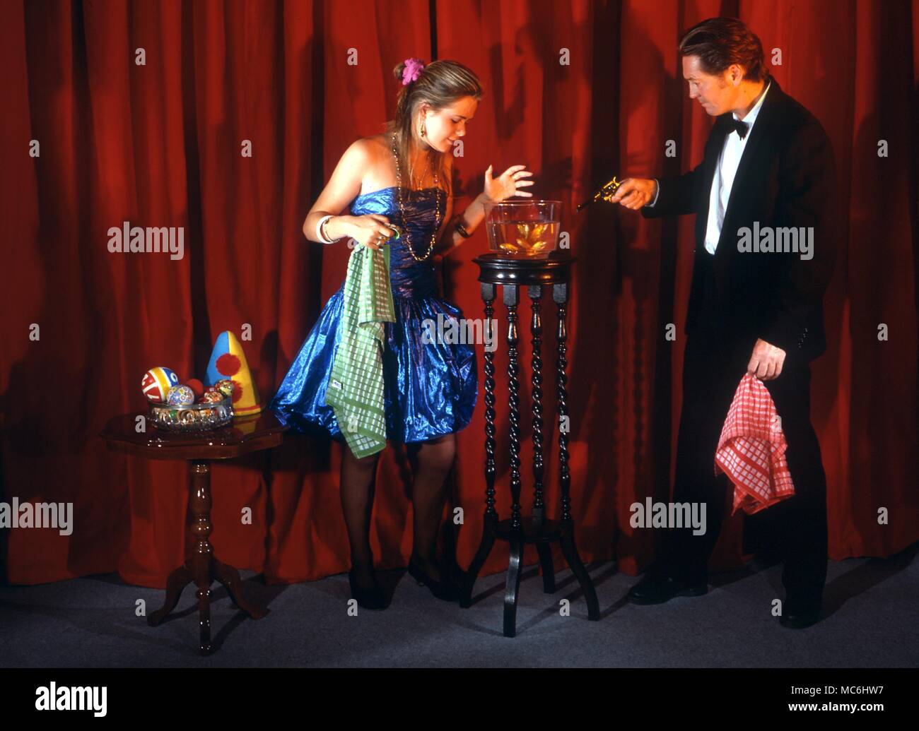 Magician assistant hi-res stock photography and images - Alamy