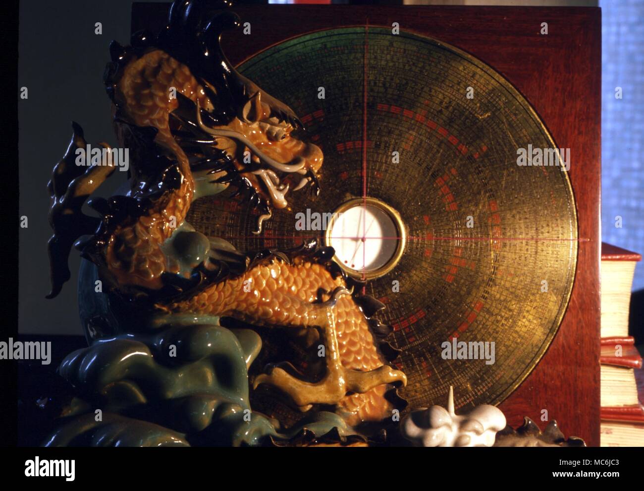 FENG SHUI - GEOMANTIC COMPASS. The Lo Pan, or Geomantic compass, made ...