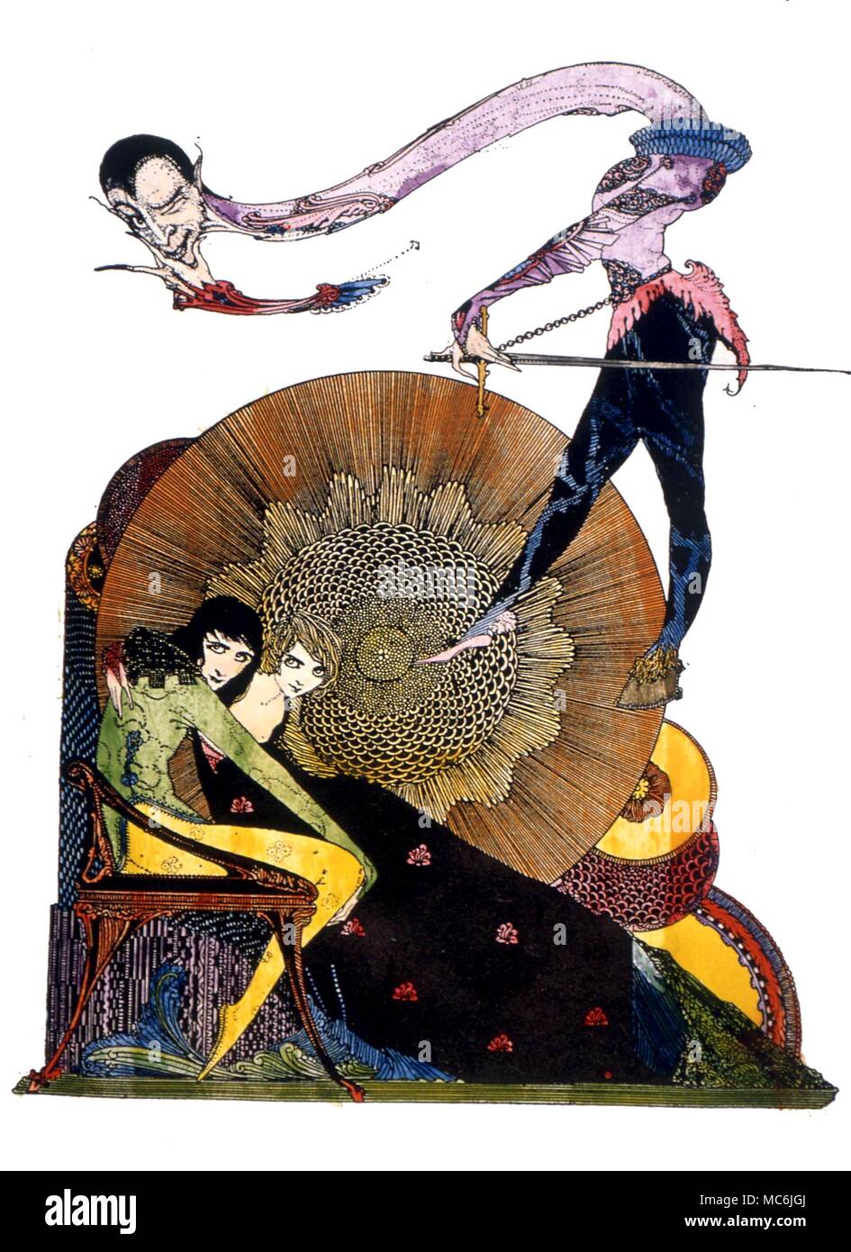 OCCULTISTS - FAUST. Faust and Mephistopheles, from the vignettes drawn ...