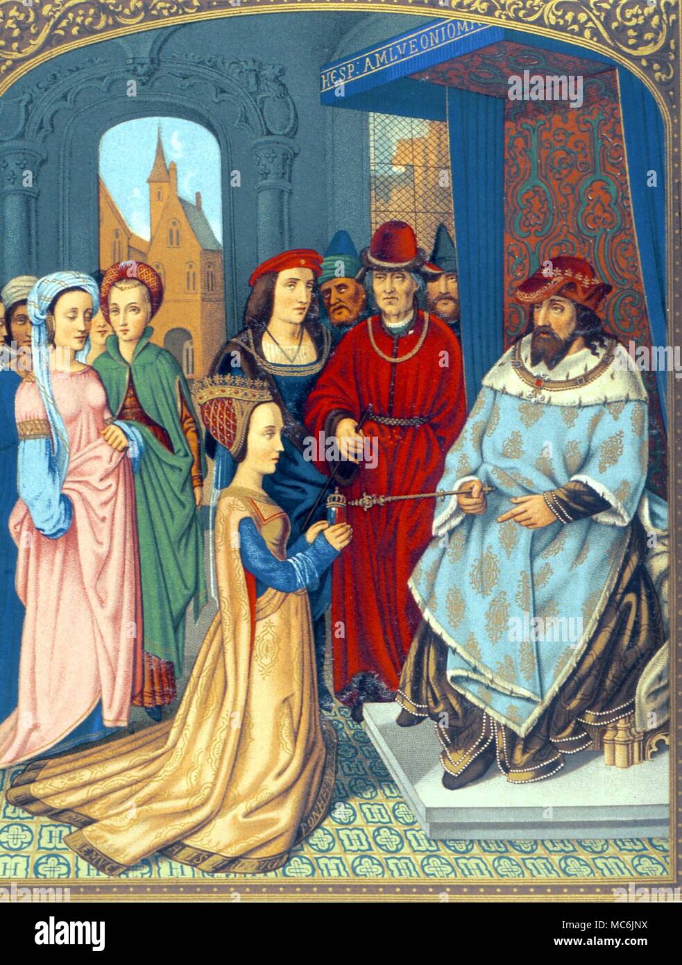 King solomon and the queen of sheba hi-res stock photography and images ...