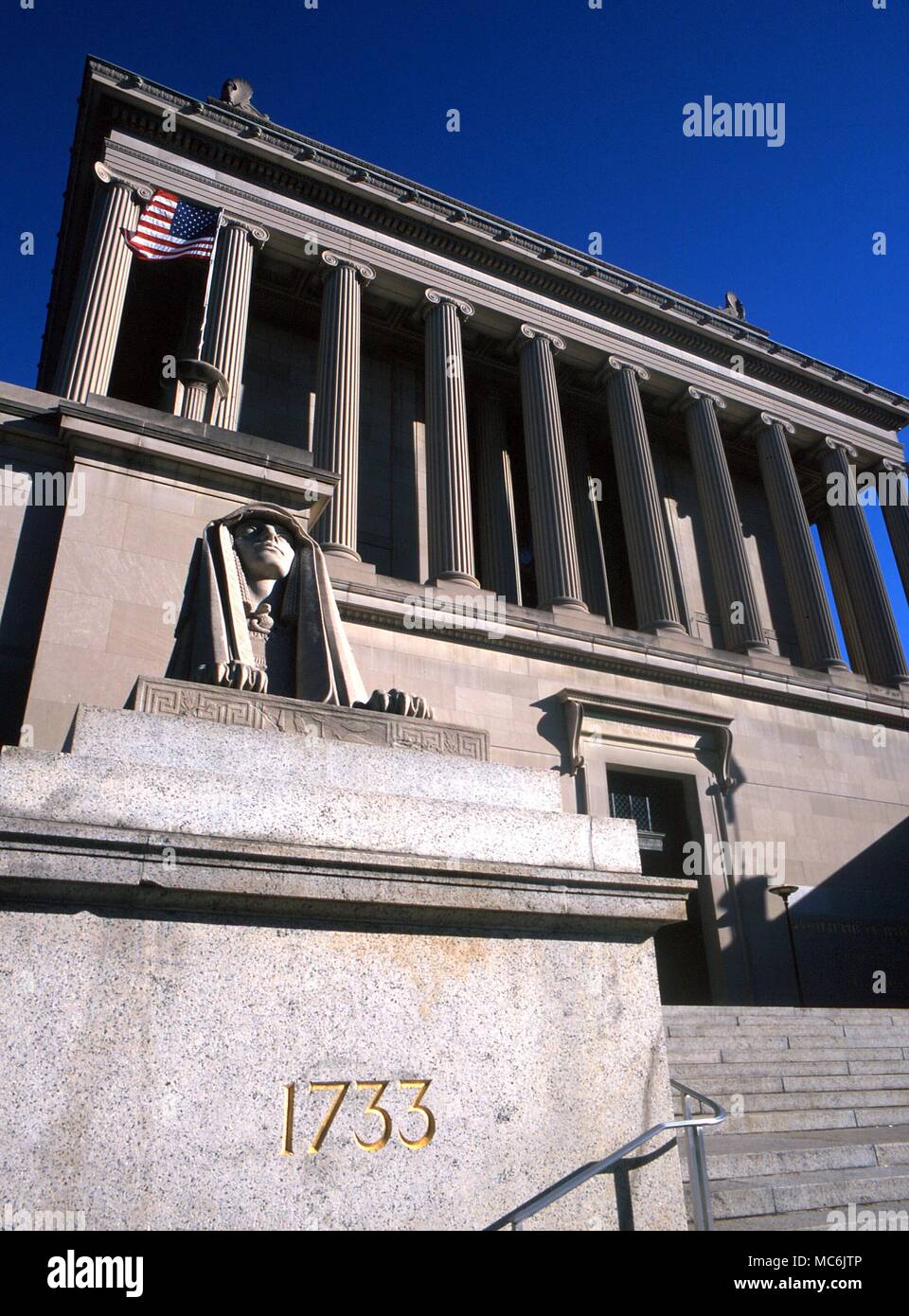 MASONIC TEMPLE. The exterior of the Masonic Temple of the Supreme ...