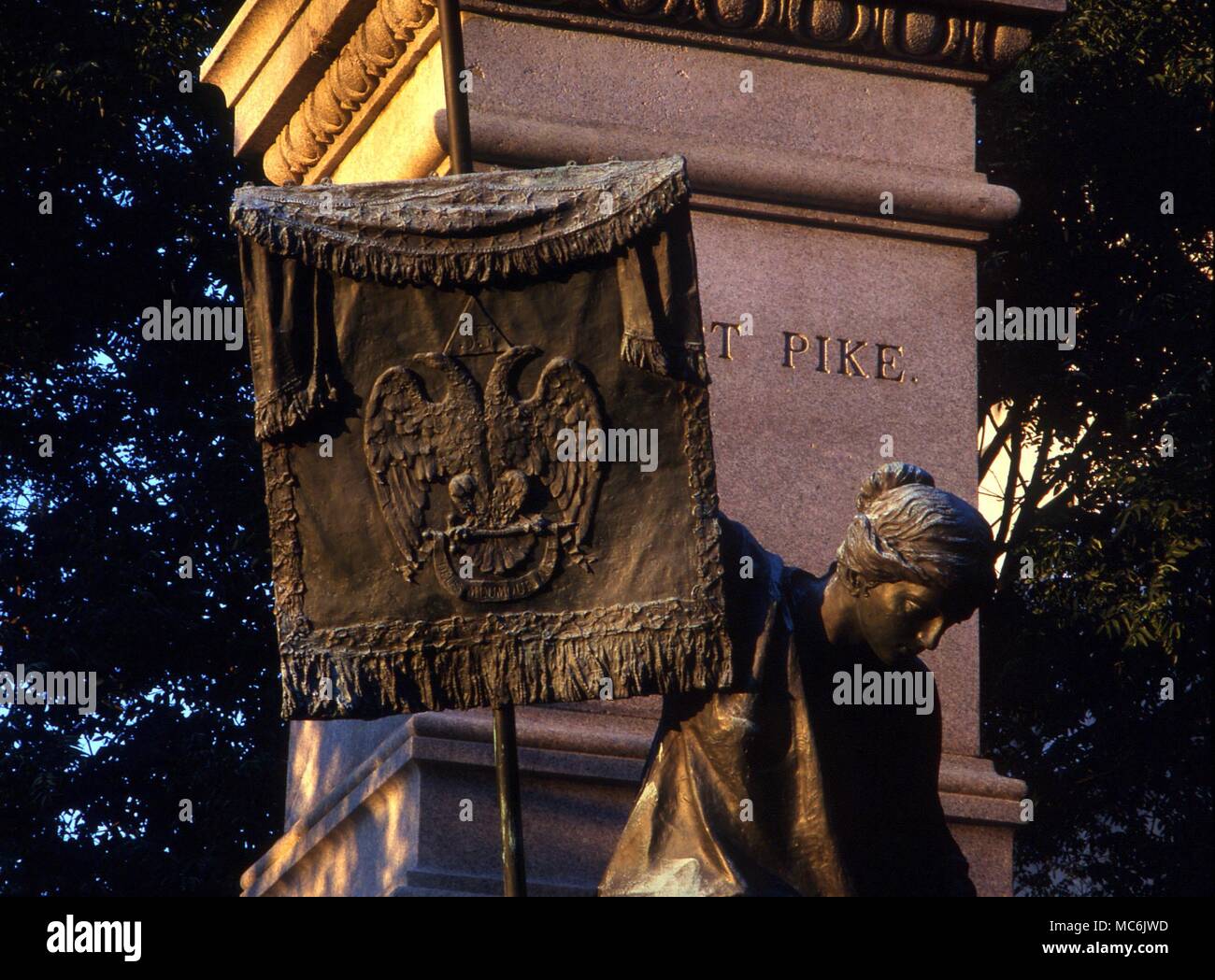 MASONIC - BANNER OF SCOTTISH RITE. Banner of the Scottish Rite, in the ...