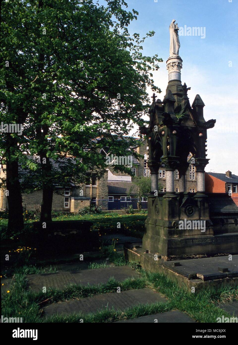MASONRY. Masonic memorial tomb to a Grand Master Mason in the Yorkshire ...