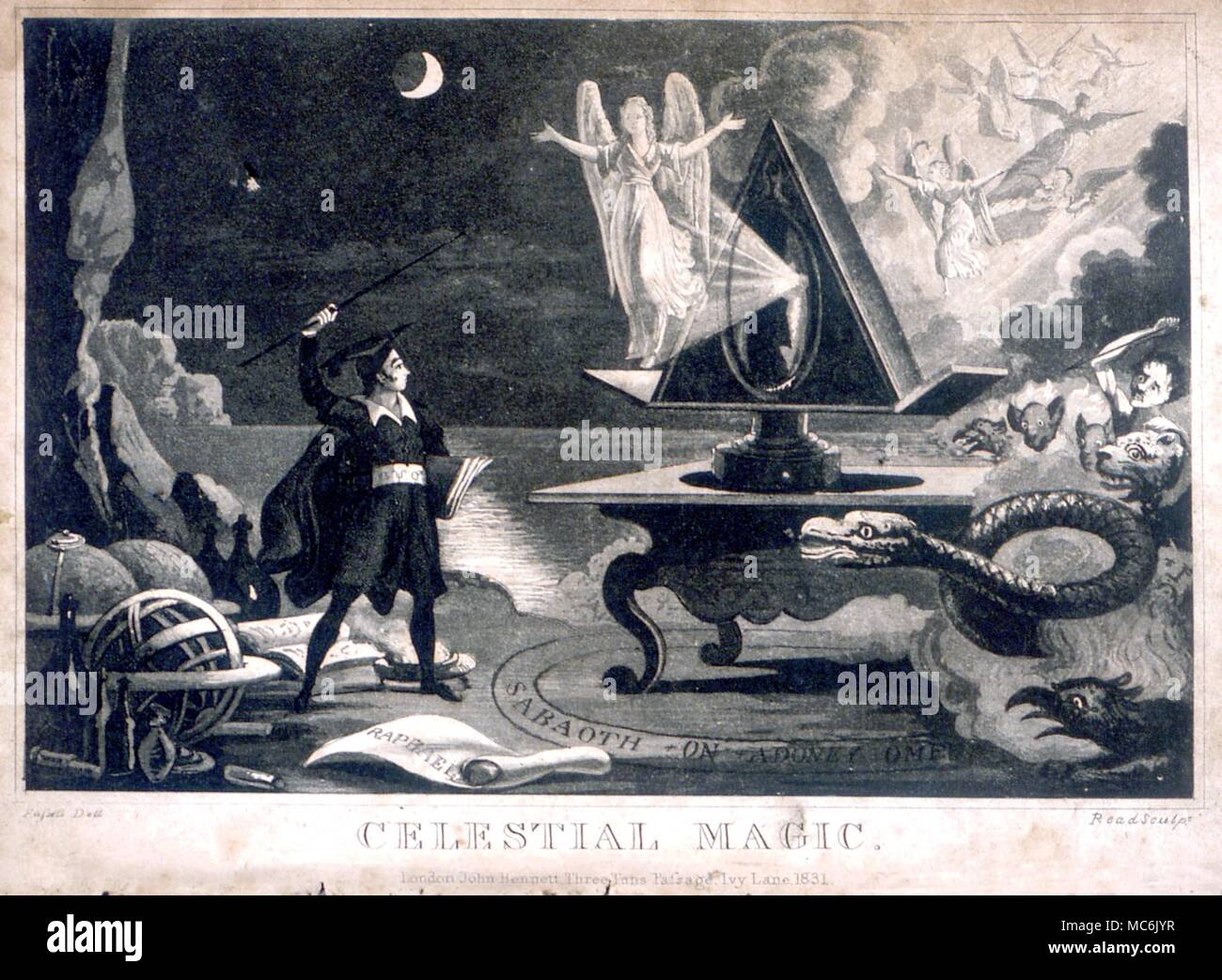 WITCHCRAFT - MAGICIANS AND CONJURATION The conjuration of a spirit ...