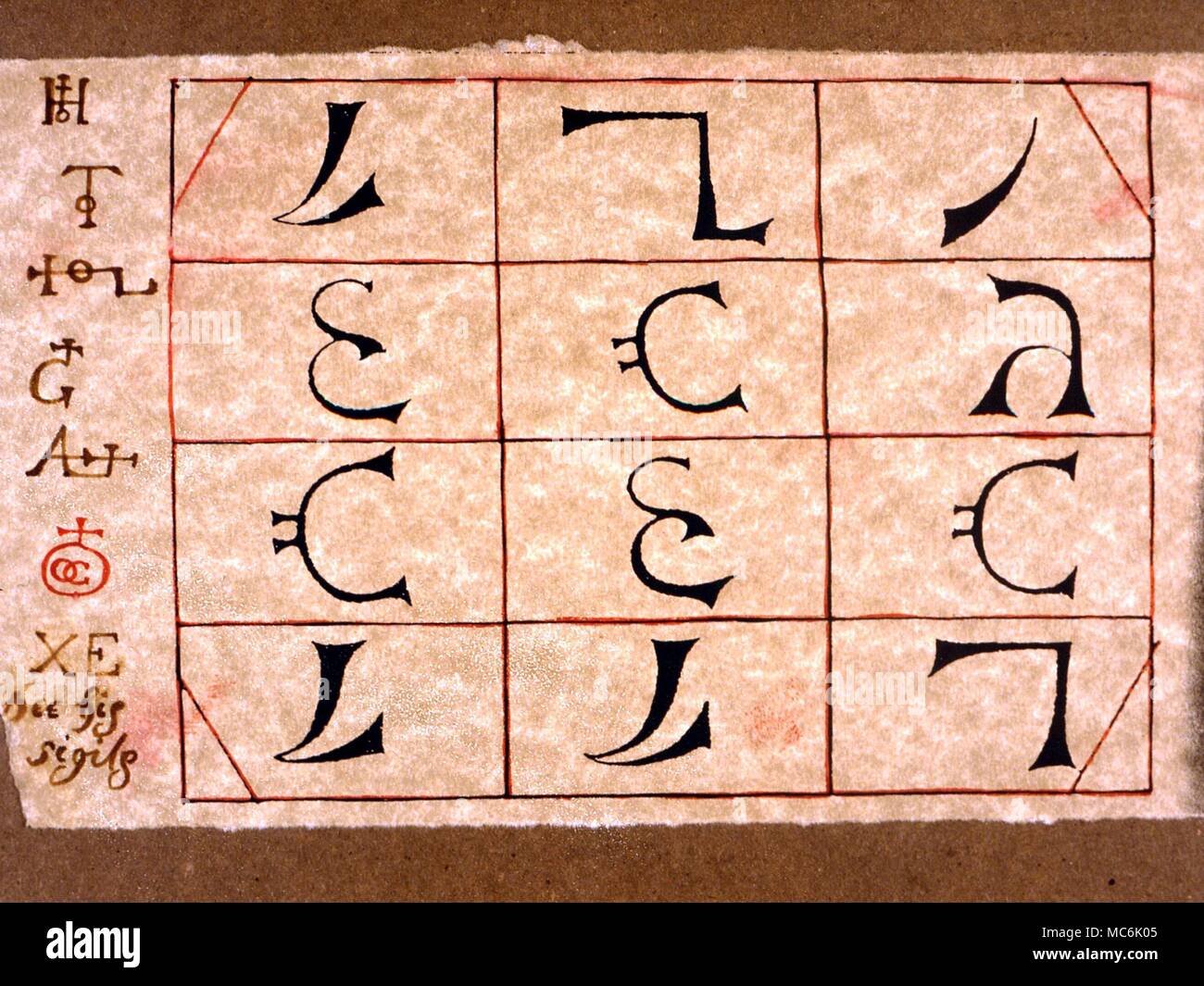 Enochian Alphabet Translation