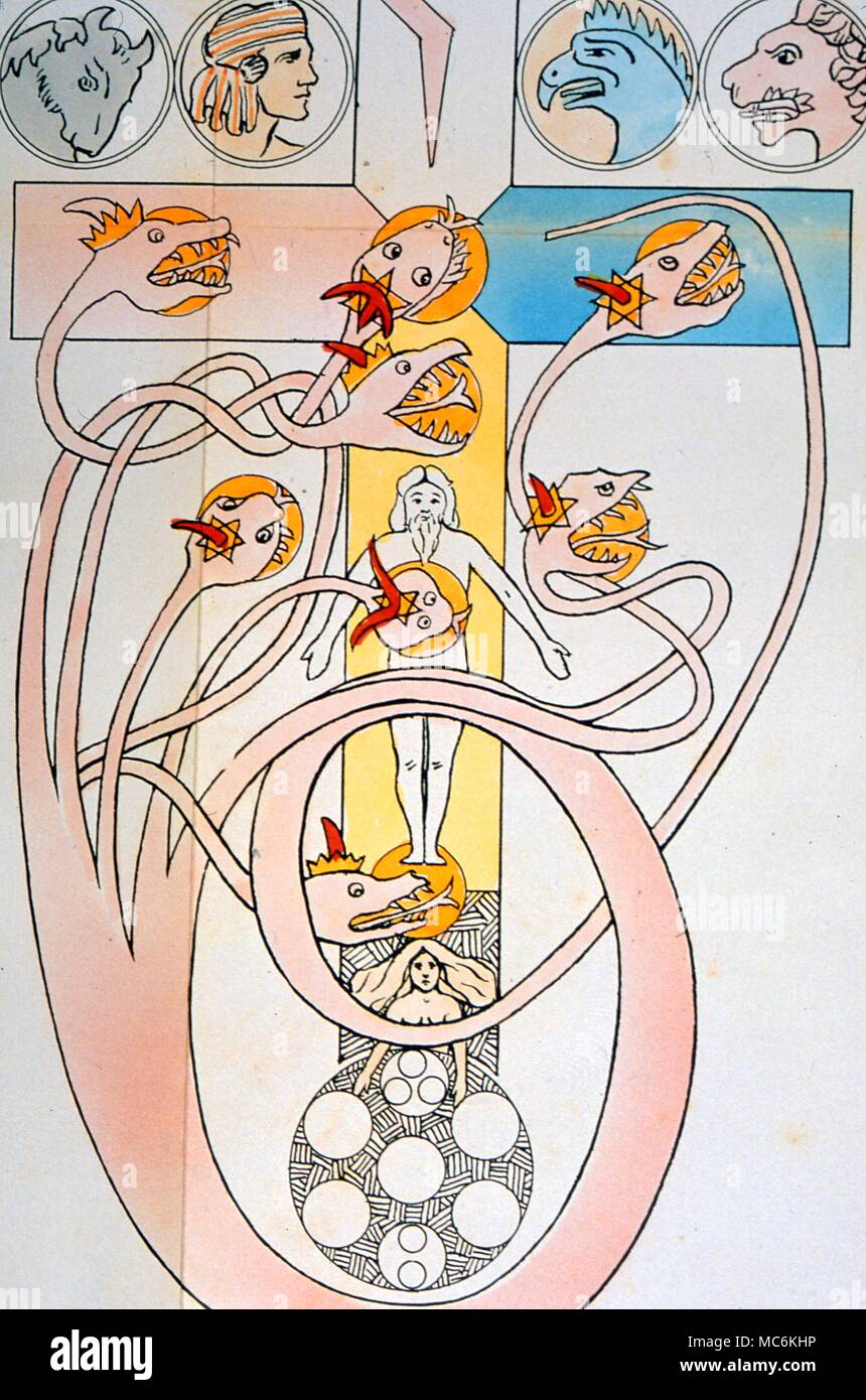 Golden Dawn Magical figure of the cross detail of symbol from the ...