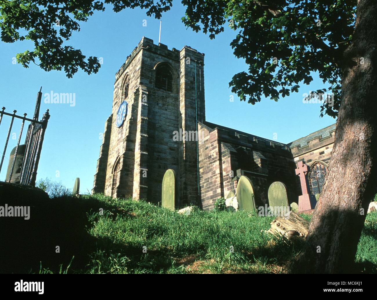 Haunted places. Walton-le-Dale. The churchyard was the site of a famous ...