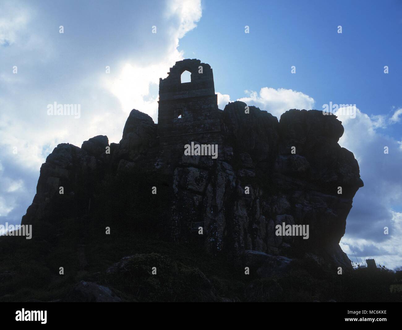 Haunted places Roche. The outlandish rocks at Roche, Cornwall, are said ...