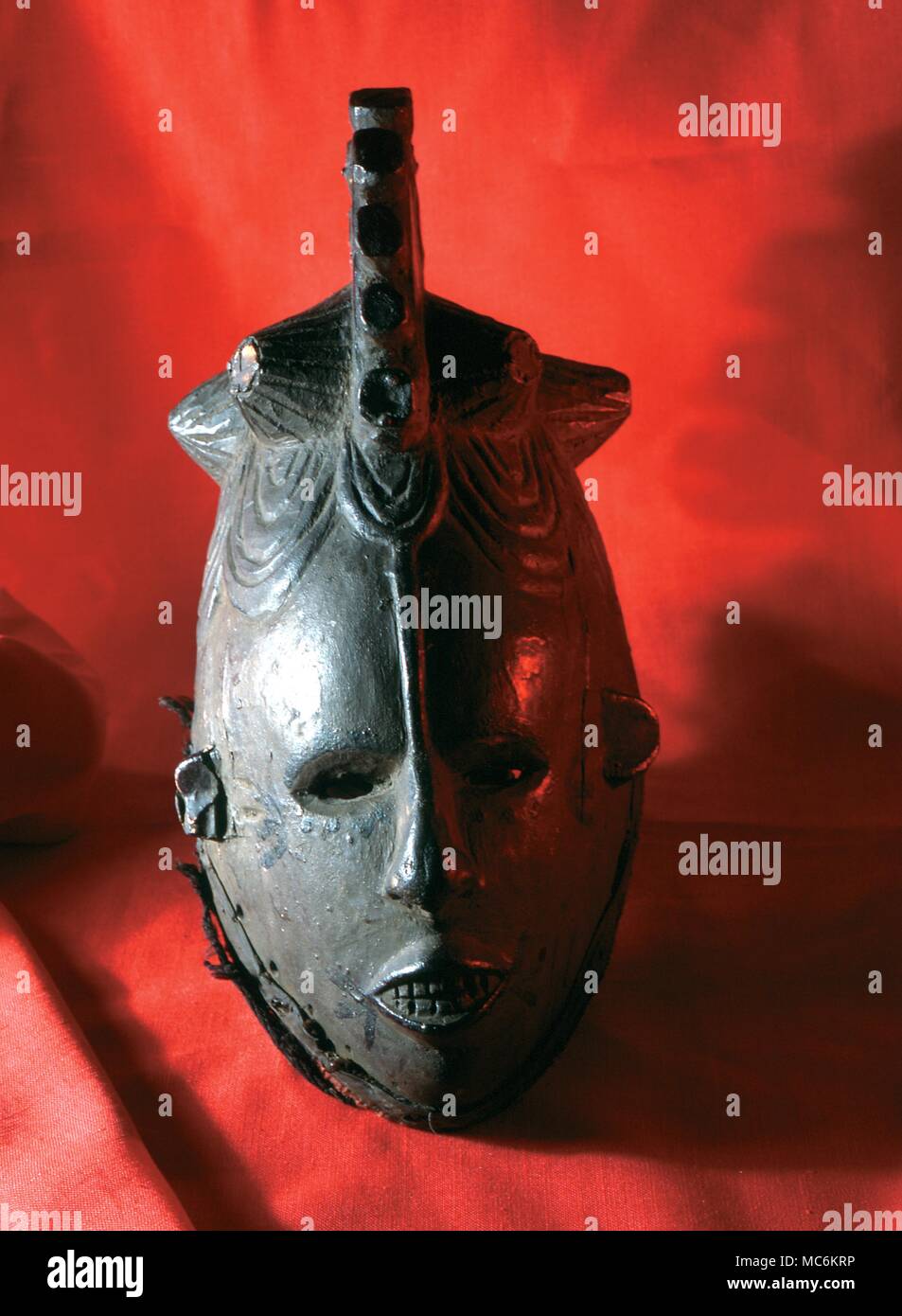 Masks - Ibo maiden mask or spirit mask, worn by men who mimic ...