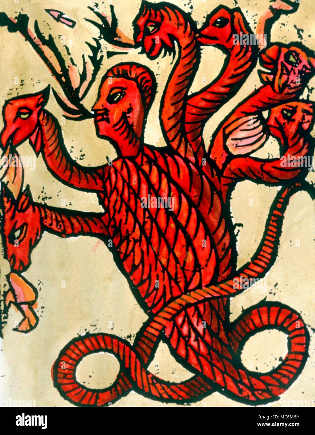 Seven headed dragon hi-res stock photography and images - Alamy