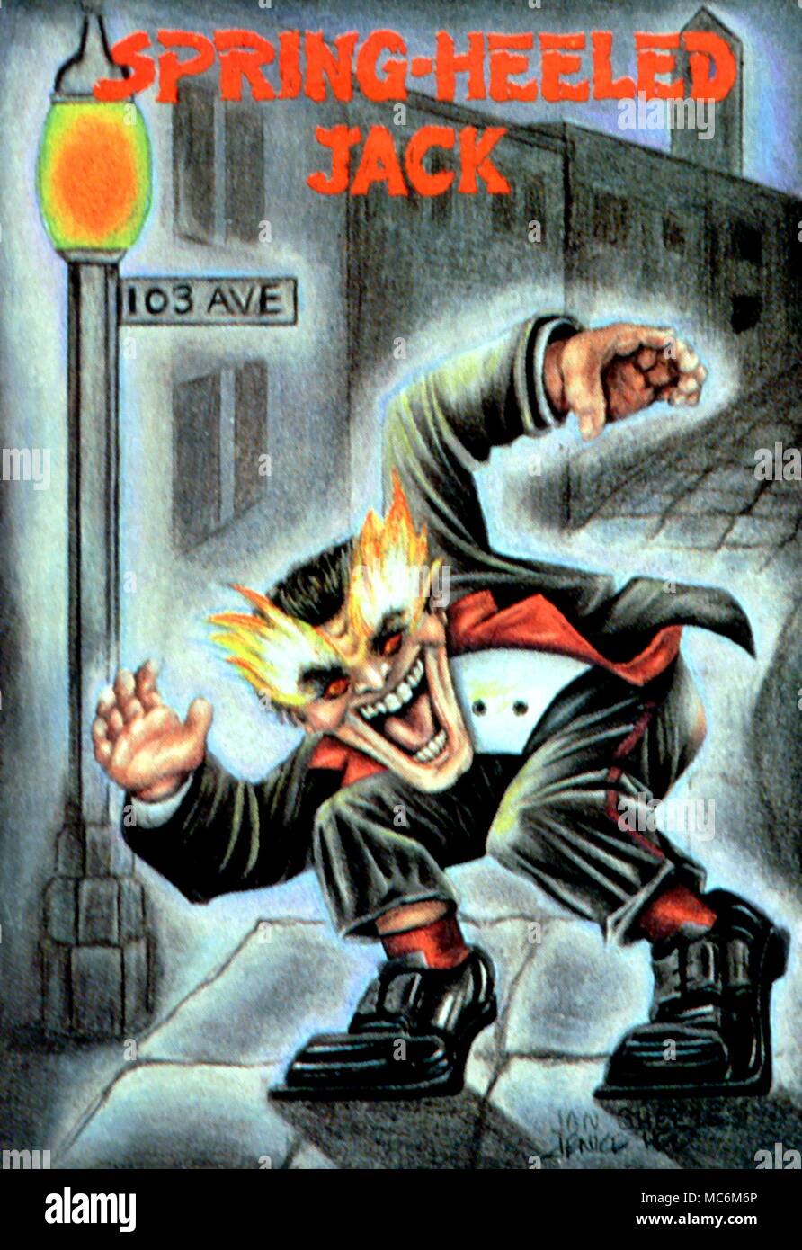 Spring Heeled Jack Sightings Modem