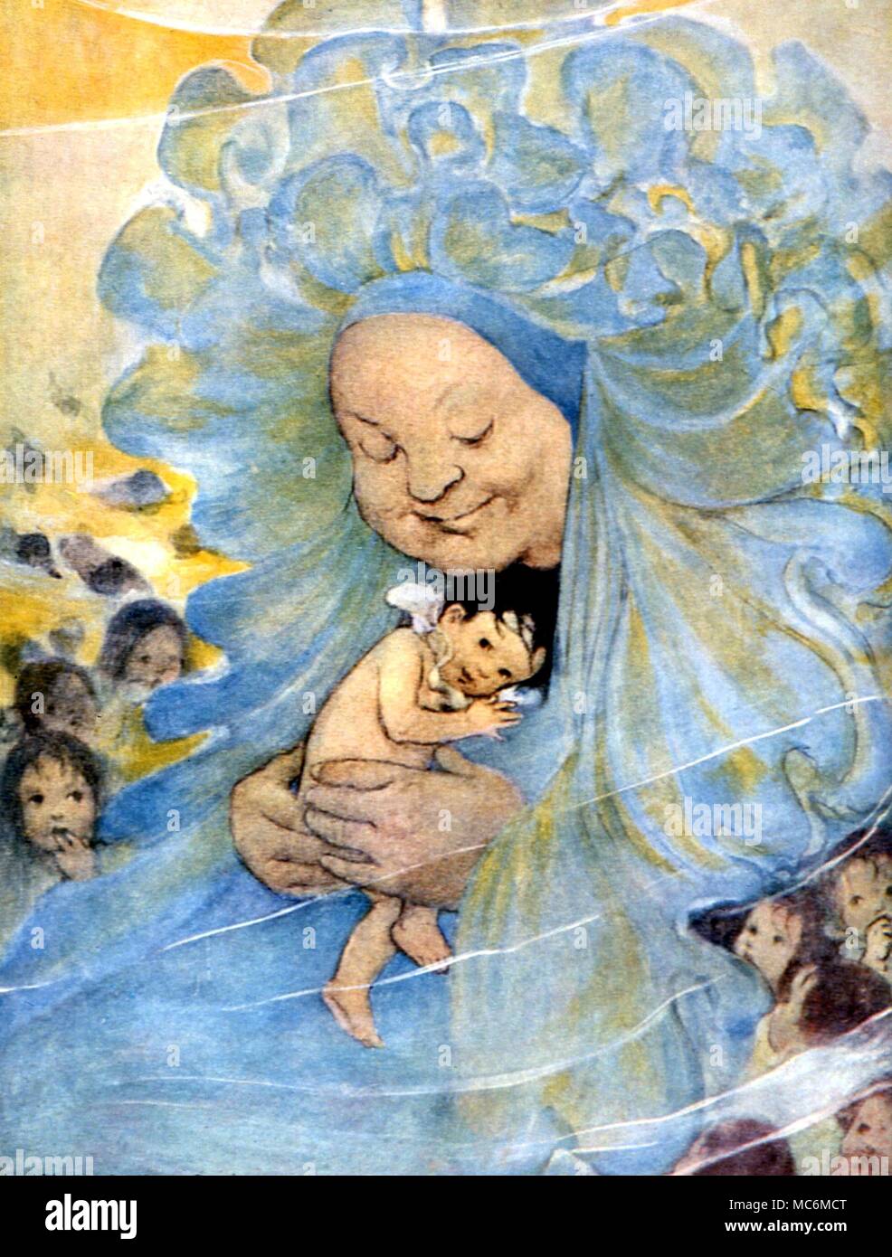 FAIRY TALES - WATER BABIES. Illustration by J W Smith for Charles ...