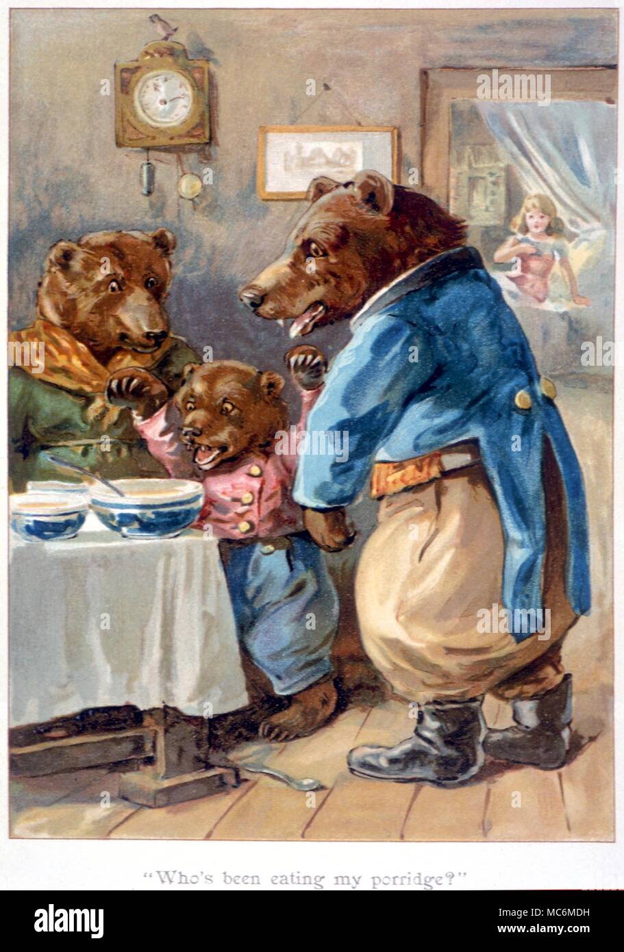 Three bears illustration hi-res stock photography and images - Alamy