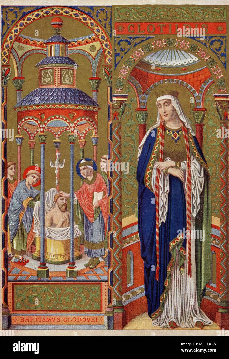 Clovis baptism hi-res stock photography and images - Alamy