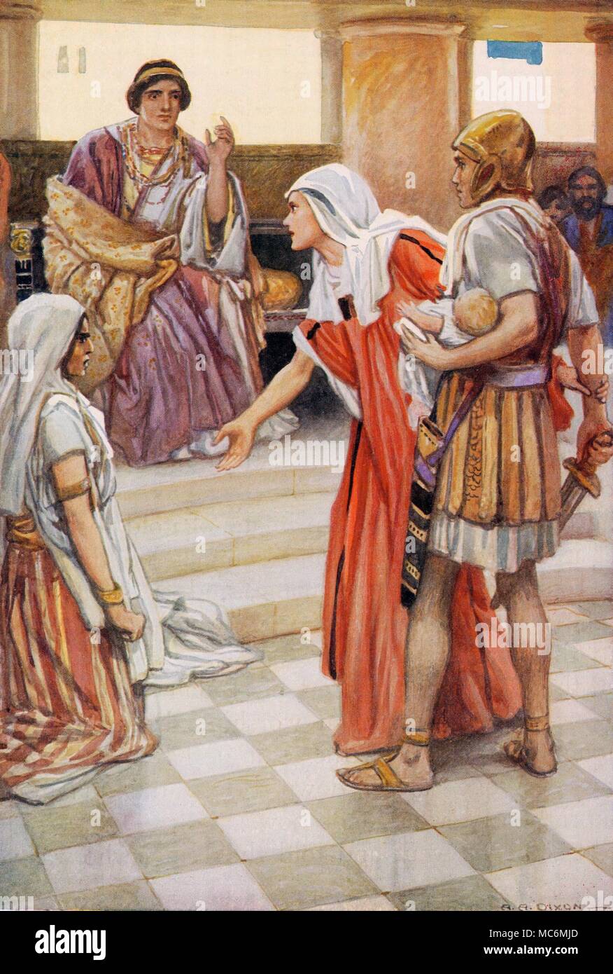 CHRISTIAN - OLD TESTAMENT - JEWISH MYTH - SOLOMON 'Solomon discovers ...