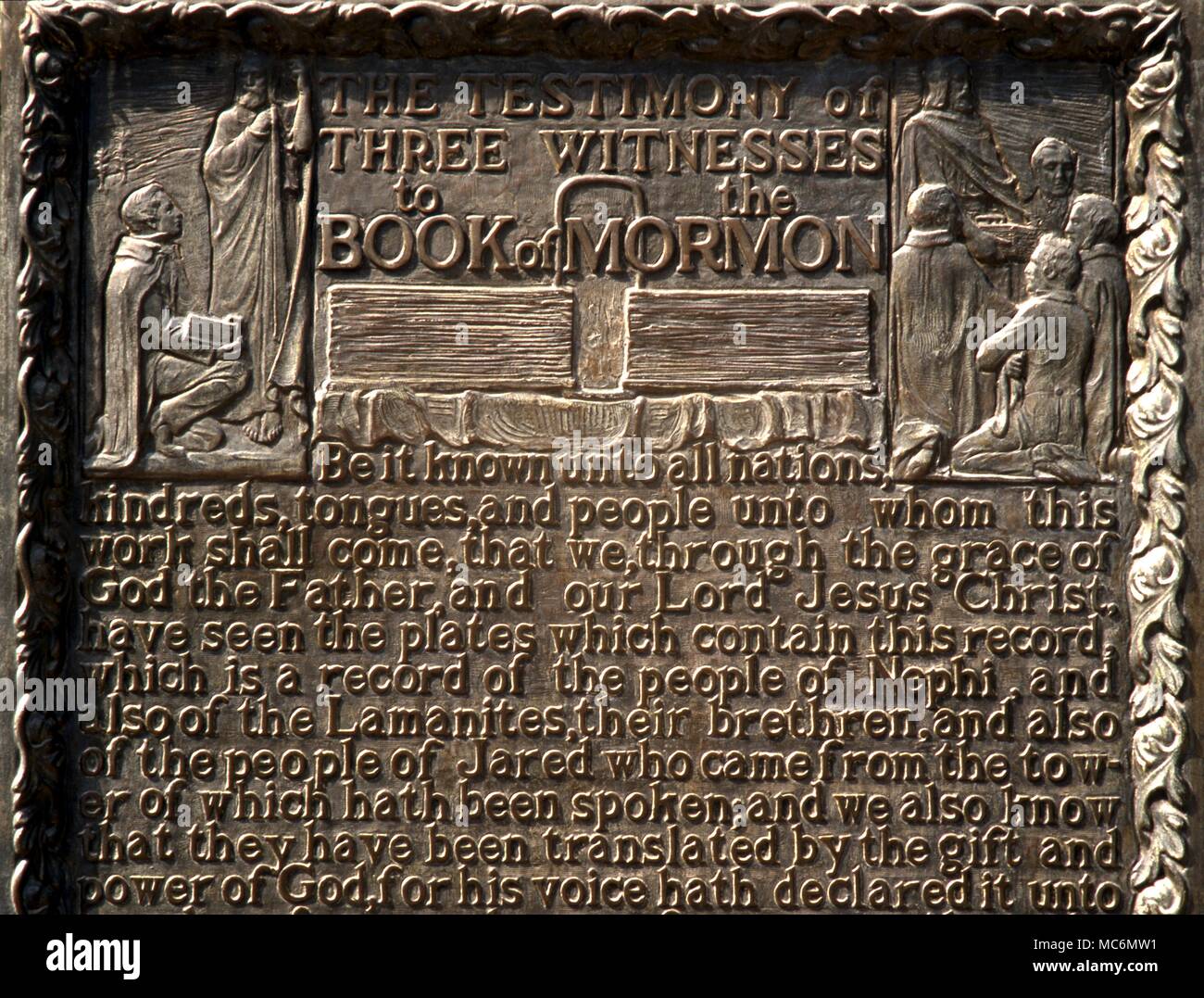 Plates of nephi hi-res stock photography and images - Alamy