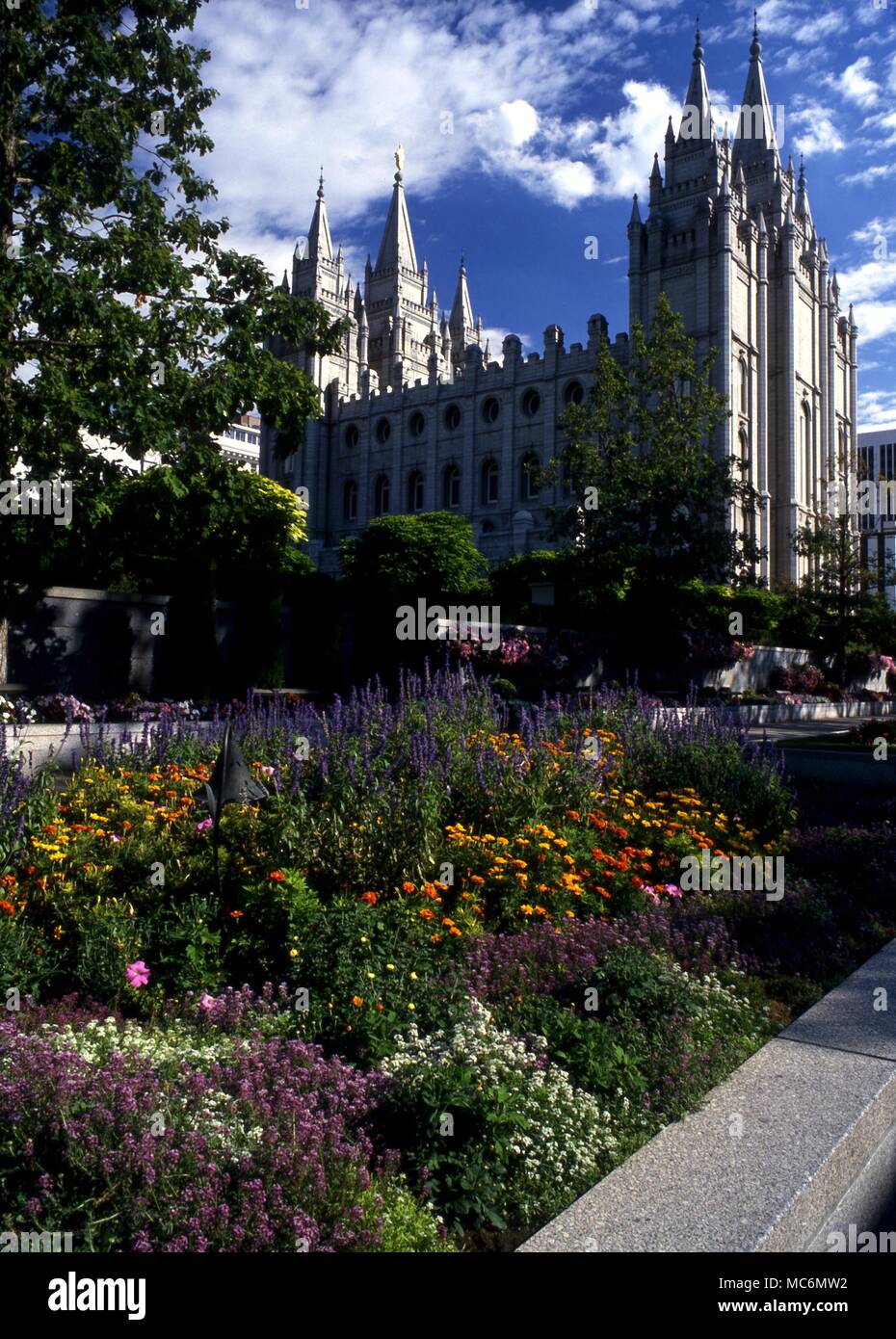 Mormons - Mormon Temple. The Mormon Temple in Salt Lake City, Utah. USA ...