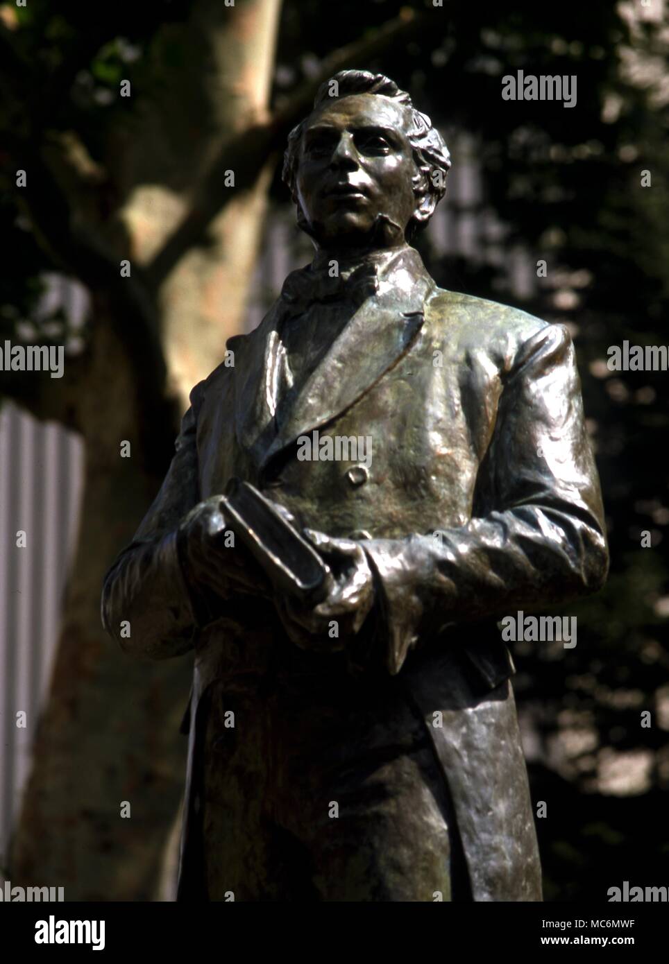 Mormon statue, Salt Lake City Stock Photo - Alamy