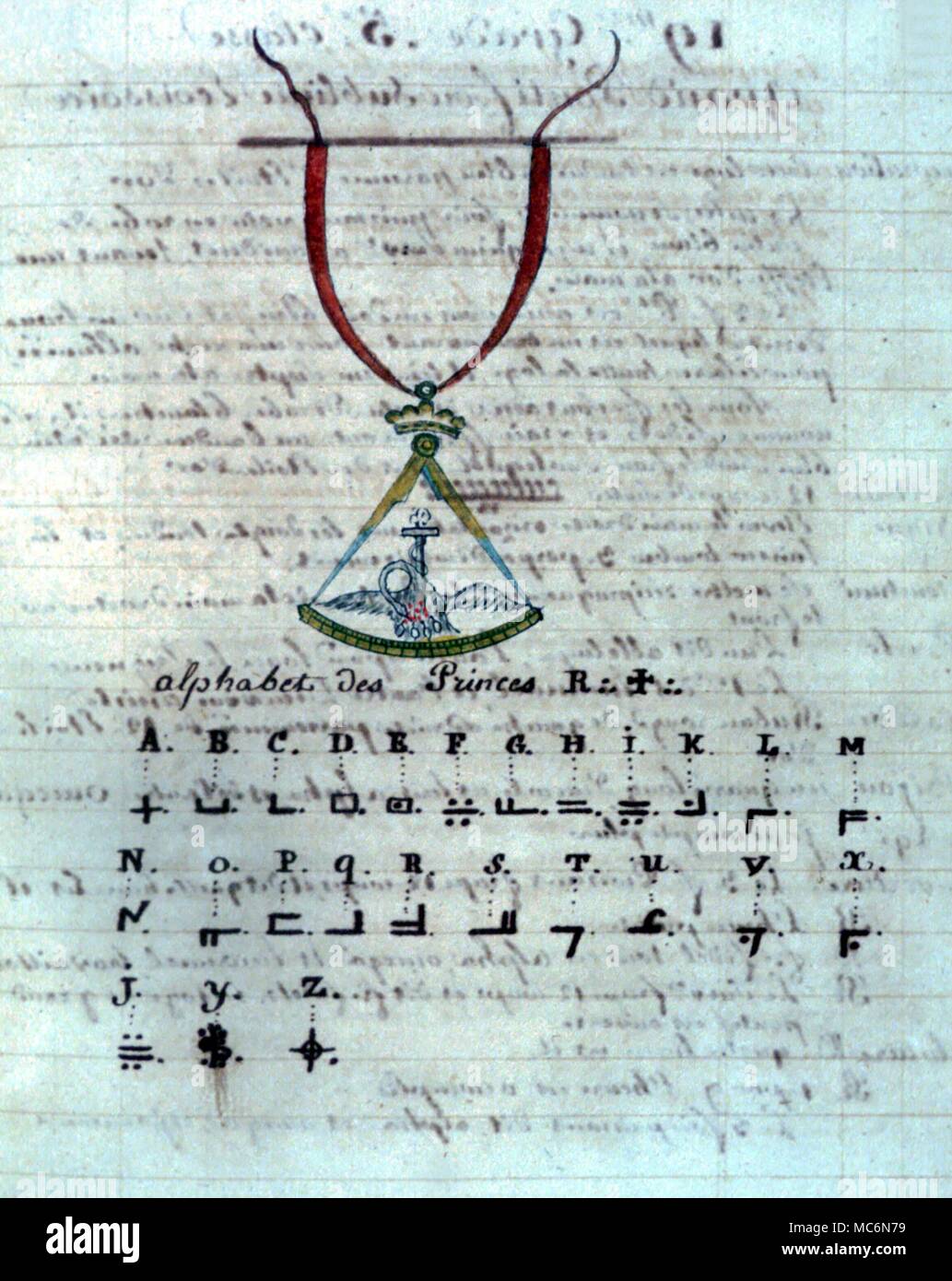 Masonic cipher hi-res stock photography and images - Alamy