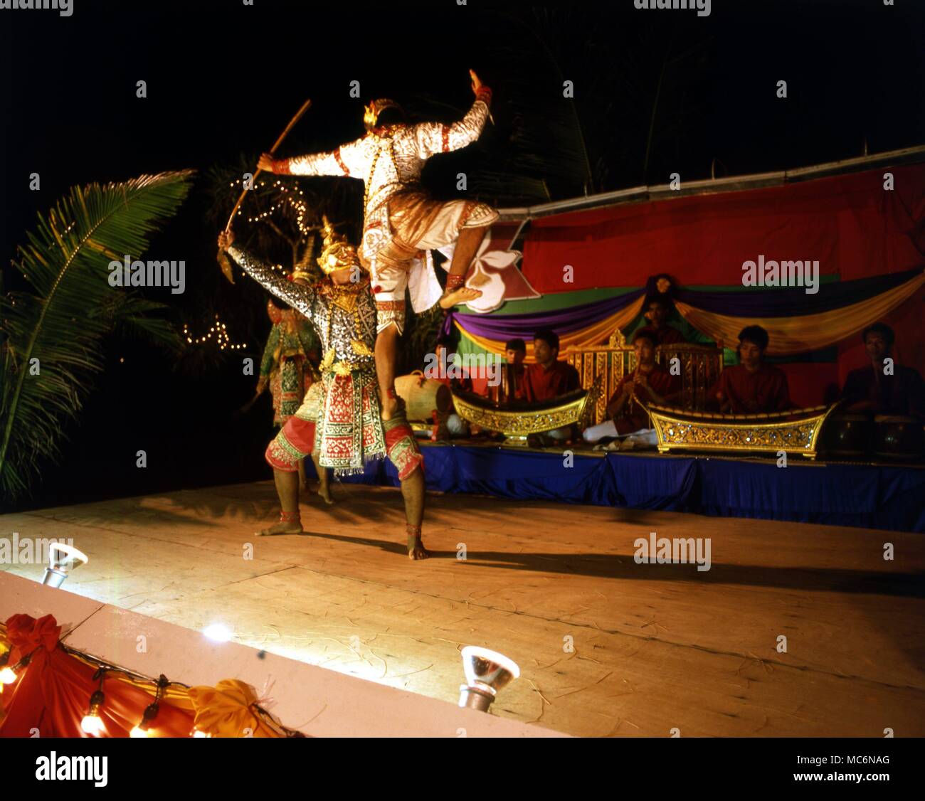 Thailand Thai Dancers Thai Epic Poems Stock Photo - Alamy