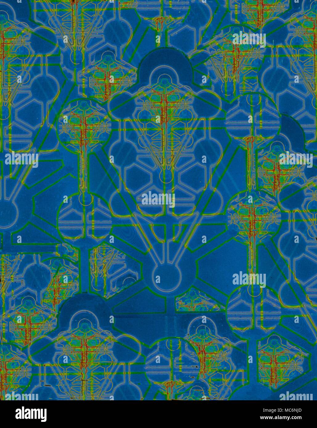 CABALA - TREE OF LIFE [3] Fantasy on the Sephirothic Tree Stock Photo ...