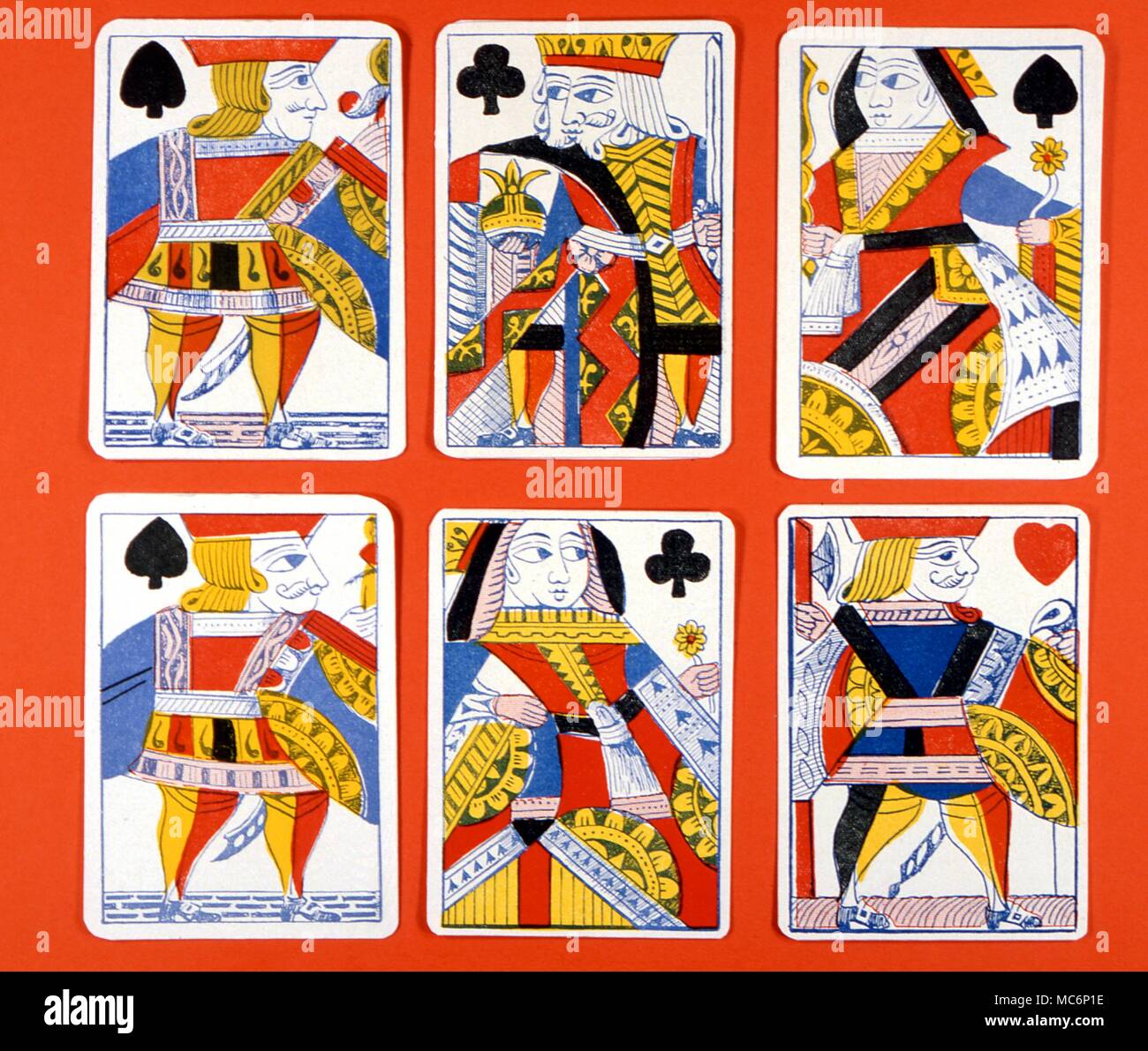 Cartomancy Playing Cards English Playing cards Stock Photo - Alamy