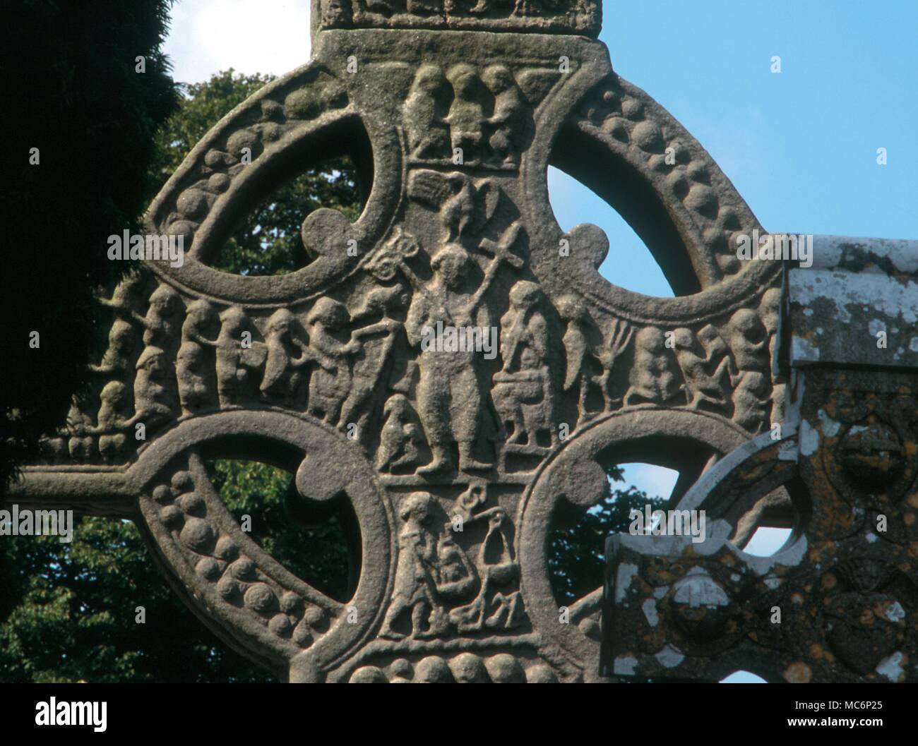 Celtic Crosses - Monasterboice - Detail central boss of the 10th ...