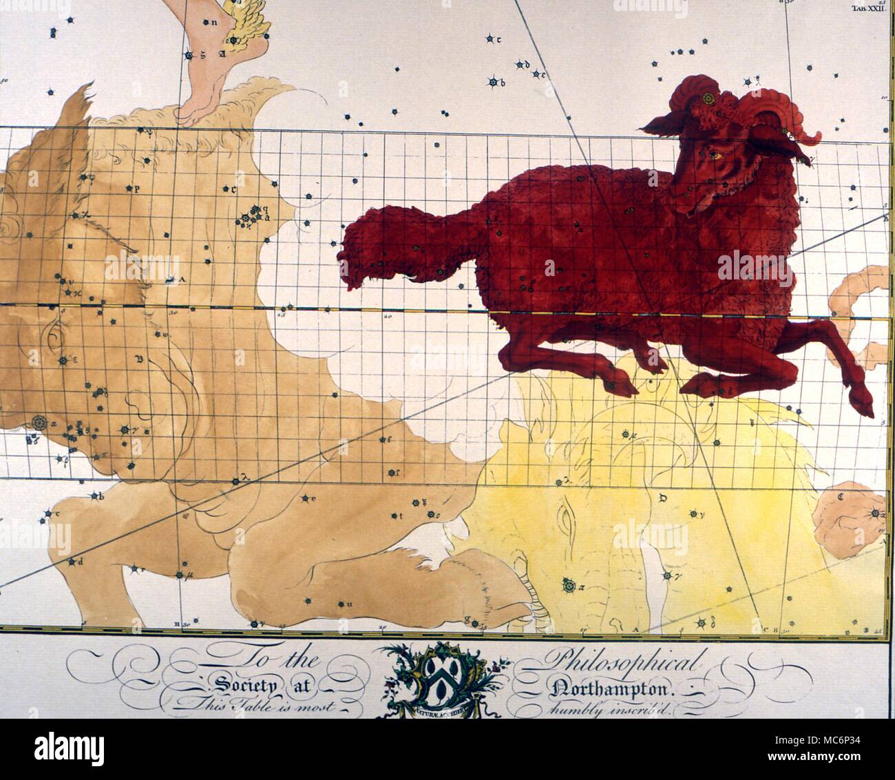 Aries constellation map hi-res stock photography and images - Alamy