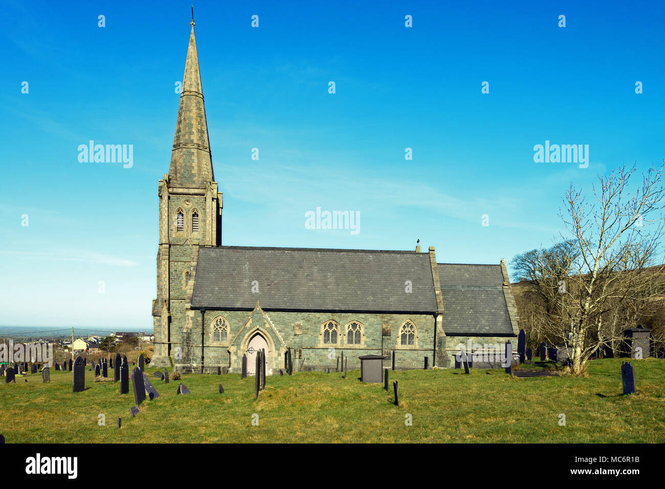 Christ Church is in the village of Deiniolen in North Wales. It was ...