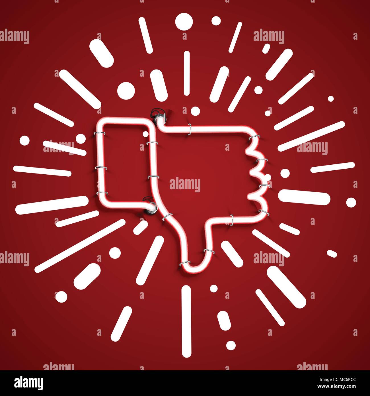 Like realistic neon sign hi-res stock photography and images - Alamy