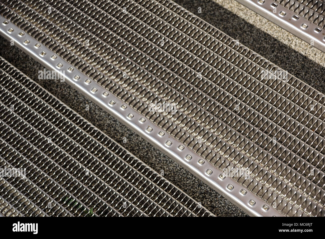 Steel grid in close up for background or texture Floor grid Metal ...