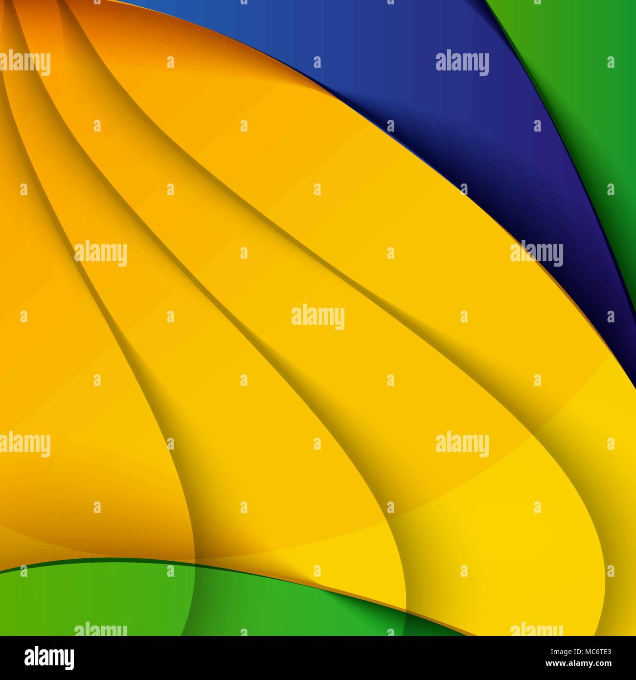 abstract vector background with brazil colors, design template Stock ...