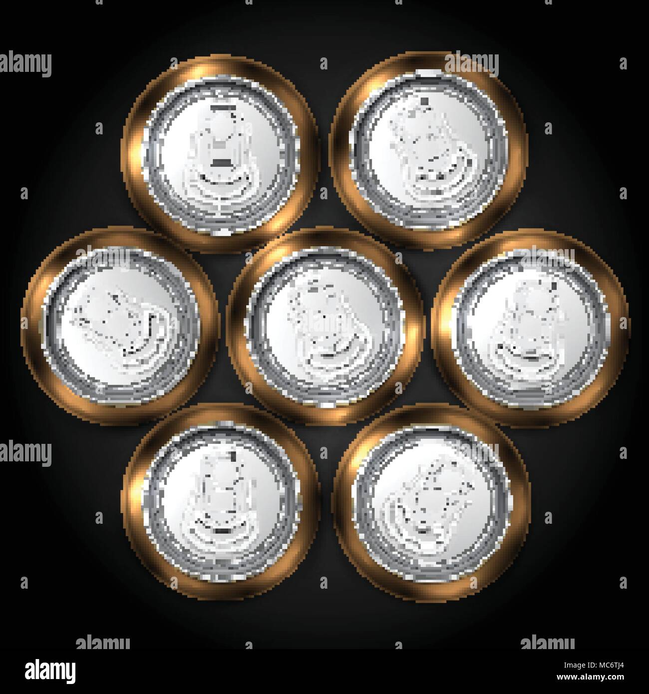 Vintage beer can top Stock Vector Images - Alamy
