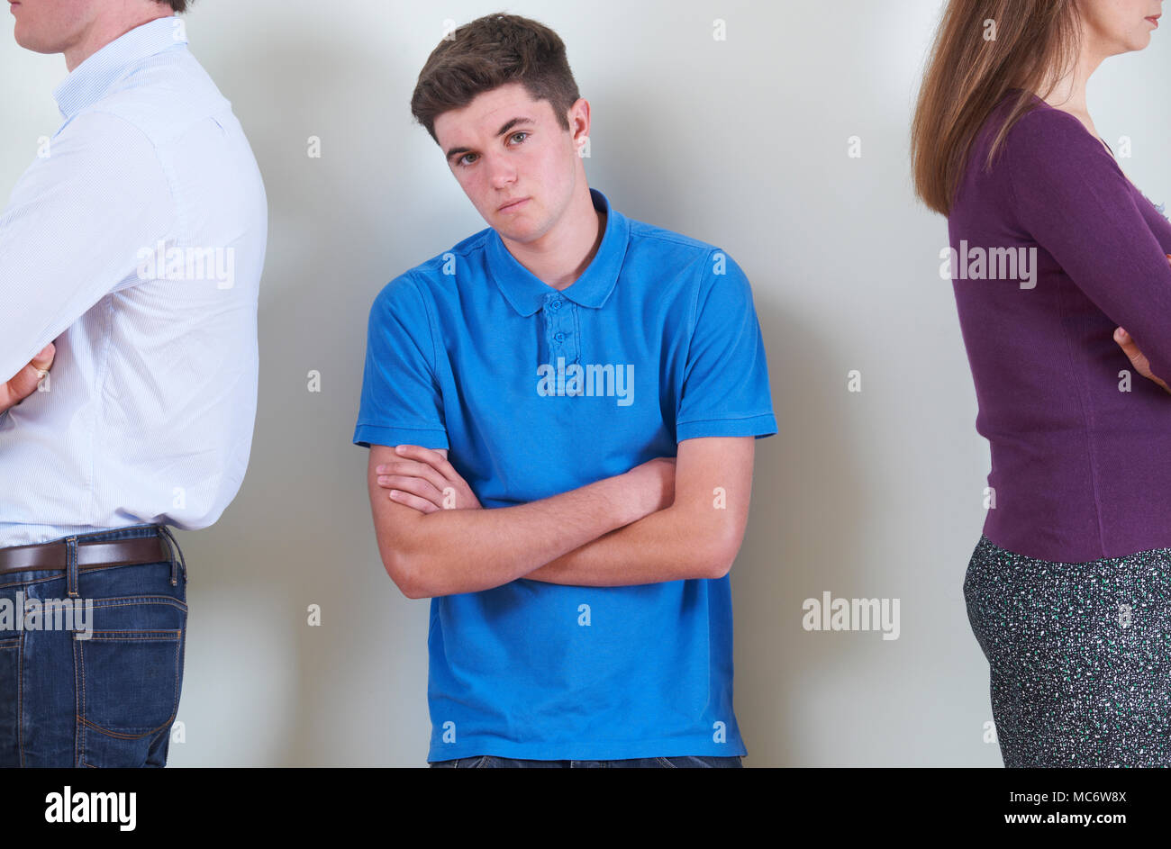 Mother teenage son divorce hi-res stock photography and images - Alamy