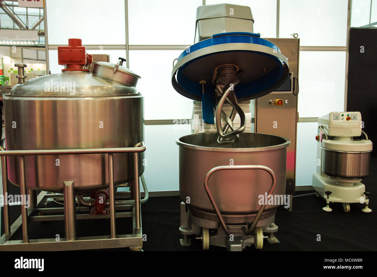 Dough kneading machine in production Stock Photo - Alamy