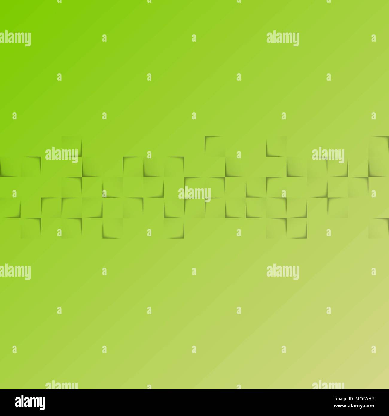 abstract green background with squares and shadow effects Stock Vector ...