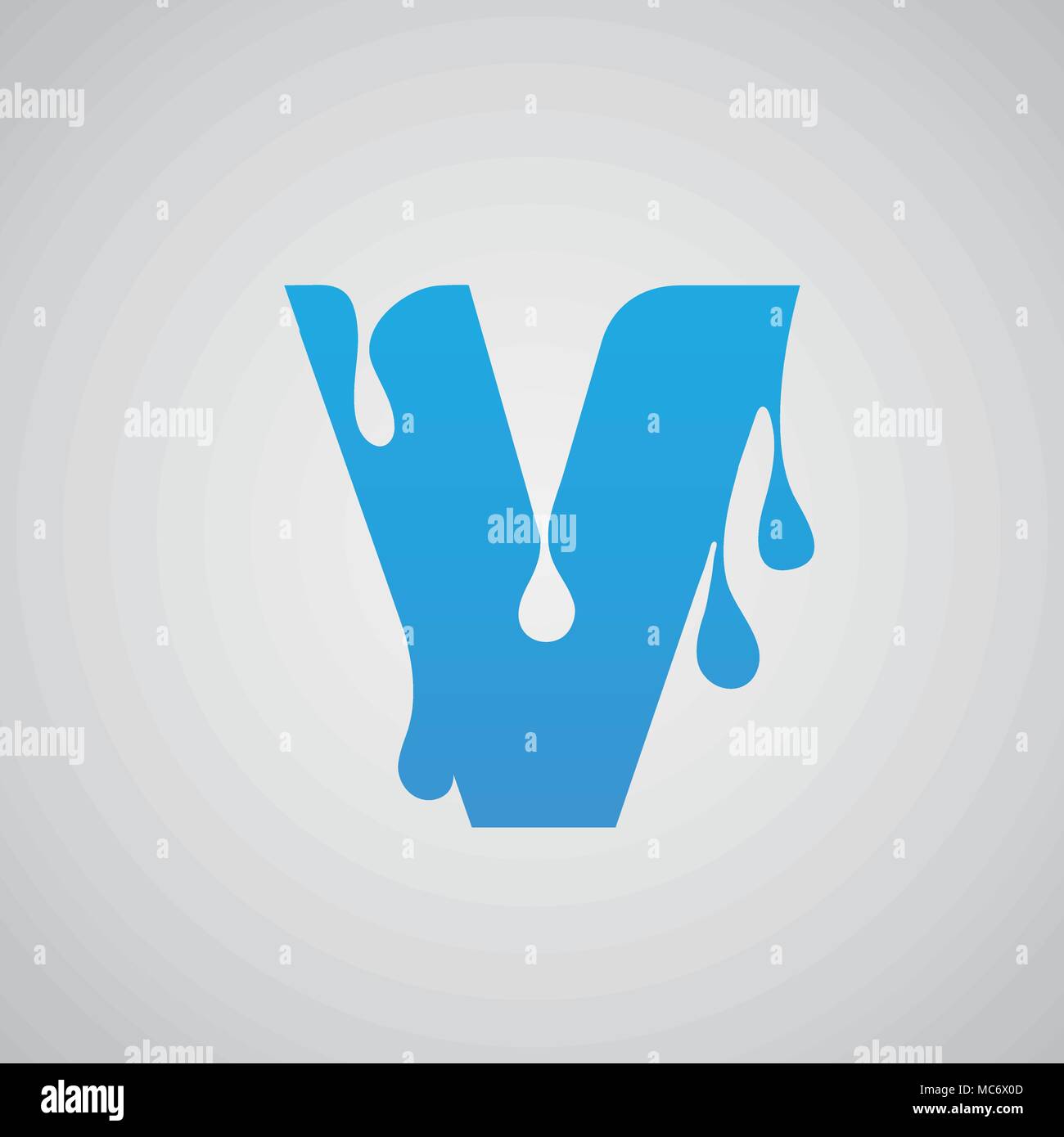 Blue flow character, vector Stock Vector Image & Art - Alamy