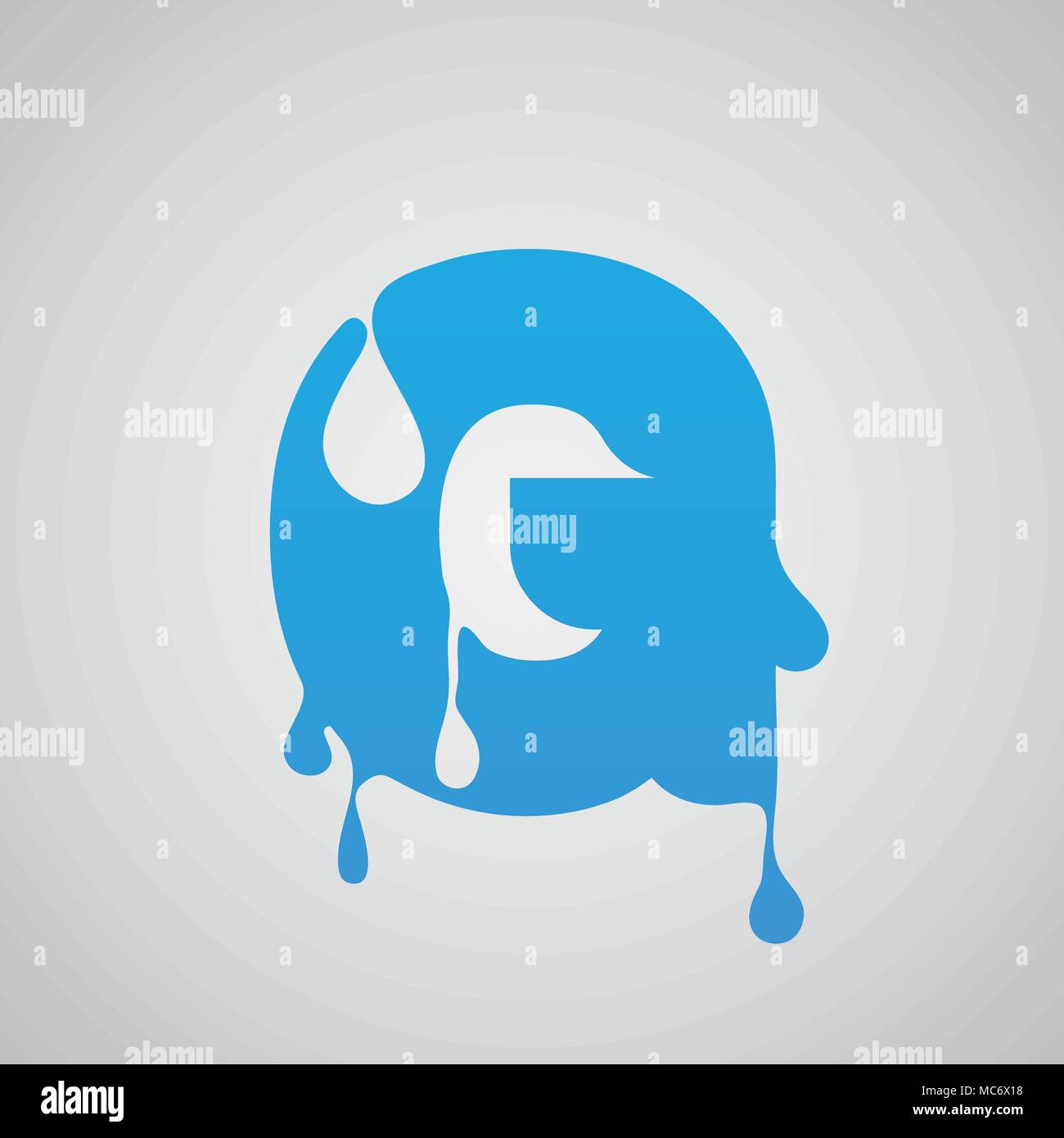 Blue flow character, vector Stock Vector Image & Art - Alamy